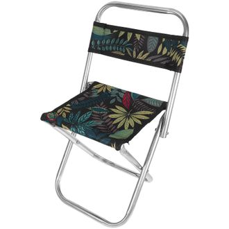 BESPORTBLE Tragbarer Faltbarer Klappstuhl mit R&uuml;ckenlehne Leichter Outdoor Campinghocker aus Edelstahl und Oxford Gewebe Kompakter Grillstuhl f&uuml;r Sportveranstalt