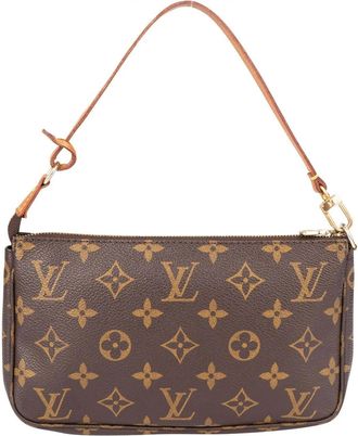 Louis Vuitton Crossbody Bags - Louis Vuitton Canvas Monogram Pochette Accessoire - Gr. unisize - in Bunt - f&uuml;r Damen