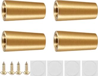 Generic Tischbeine - Kommodenbeine, rutschfeste M&ouml;belf&uuml;&szlig;e f&uuml;r Nachttisch, Schrank, Bett, K&uuml;che, Schreibtisch, Kommode, Sofa