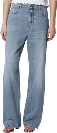 R&oacute;he Femme, Jeans, Bleu, Taille: 36 FR Signature Baggy Fit Denim
