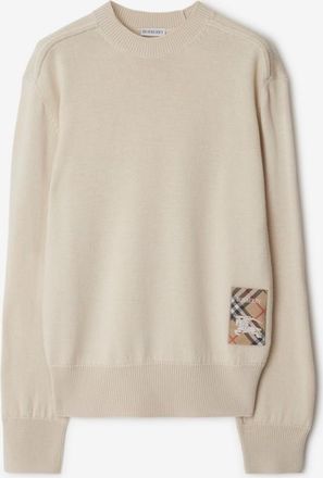 Burberry Pull en laine avec &eacute;tiquette Check, Size: XXS