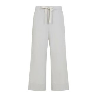 Max Mara Femme, Pantalons, Gris, Taille: 38 FR Argento Pantalons