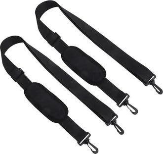 BESTONZON Healifty 2 Pi&egrave;ces Sangle &Eacute;paule R&eacute;glable avec Coussin Confortable Bandouli&egrave;re Nylon pour Sac Ordinateur Sac de Voyage de Sport et Remplacement de Sang