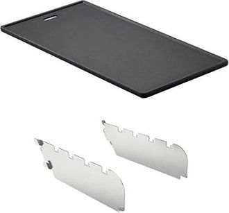 Rösle RÃ-SLE Grillplatte VIDERO + Primezone-Windschutz VIDERO