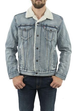 Levi's Herren Type 3 Sherpa Trucker Jacket, Stonebridge, S