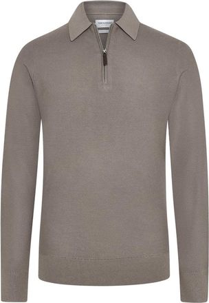 Tom Rusborg Troyer mit Umlegekragen und Seidenanteil in