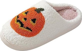 Generico Chaussons d&eacute;t&eacute; pour homme, chaussons en caoutchouc pour femme, avec compenses, chaussons chauds, confortables pour femme, Blanc, 40 EU