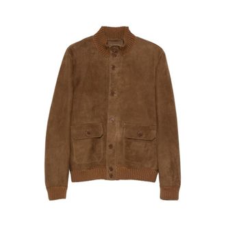Salvatore Santoro Wildlederjacke mit aufgesetzten Taschen - - Jackets - Herren - Braun - M