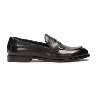 Kazar Schwarze Leder-Pennyloafer f&uuml;r Herren.Dieses Produkt f&auml;llt gro&szlig; aus. - - Shoes - Herren - Schwarzk - 44 EU