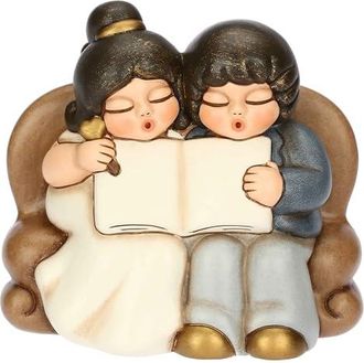 Thun Hochzeitspaar mit Buch aus Keramik, gro&szlig;