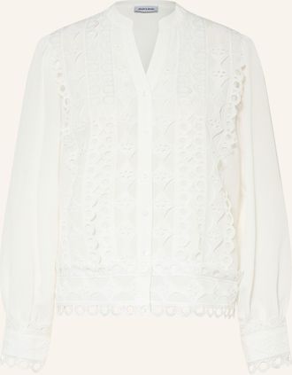 More & More More & More Bluse Mit Lochspitze weiss