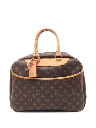 Louis Vuitton sac à main Deauville Bowling Vanity (2002) - Marron