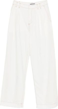 Darkpark Darkpark, Femme, Pantalons, Blanc, Taille: W27 Relaxed Jeans
