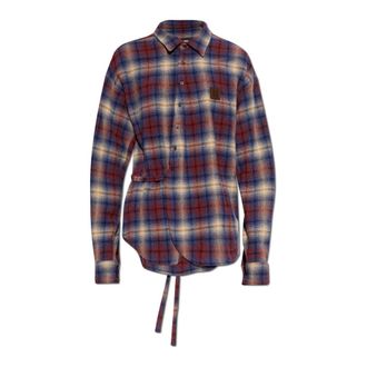 Dsquared2 Hemd mit Bindeg&uuml;rtel - - Blouses & Shirts - Damen - Mehrfarbig - 2XS
