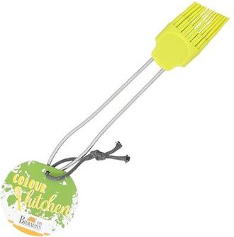 RBV BIRKMANN Birkmann, universeller Backpinsel mit Silikonkopf und Griff aus Edelstahl, lebensmittelecht und hitzebest&auml;ndig bis 230 &deg;C, sp&uuml;lmaschinengeeignet, gr&uuml;n