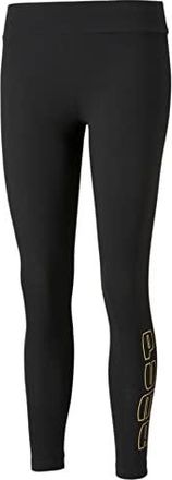 Puma Holiday Leggings Mailles, Noir/doré, S Femme
