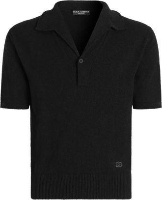 Dolce & Gabbana Homme, Tops, Noir, Taille: L Polo