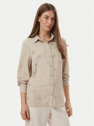 Guess Hemd W5BH80 W2982 Beige Regular Fit