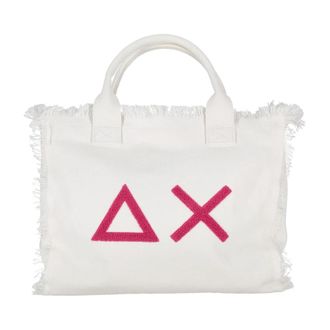 Sun 68 Canvas Strandtasche in Col. 01 - - Bags - Damen - Wei&szlig; - ONE SIZE