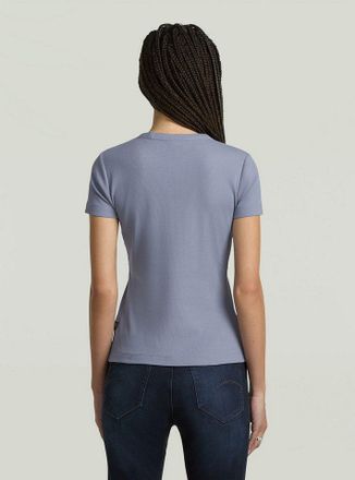 G-Star T-Shirt Rib Cap Sleeve T-Shirt
