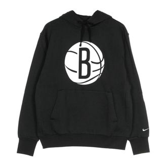 Nike NBA Logo Hoodie Schwarz/Wei&szlig; - - Sport - Herren - Schwarzk - L