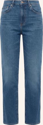 7 For All Mankind Straight Jeans Tess Trouser blau