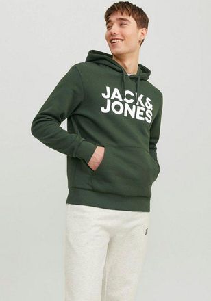 Jack & Jones Kapuzensweatshirt JJECORP LOGO SWEAT HOOD NOOS mit Logo Print