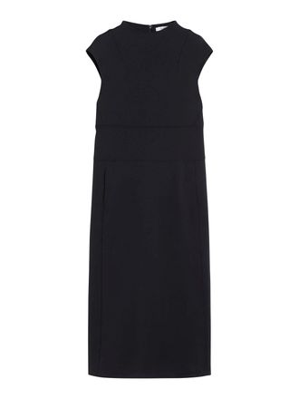 Max Mara Knielanges Kleid - Schwarz