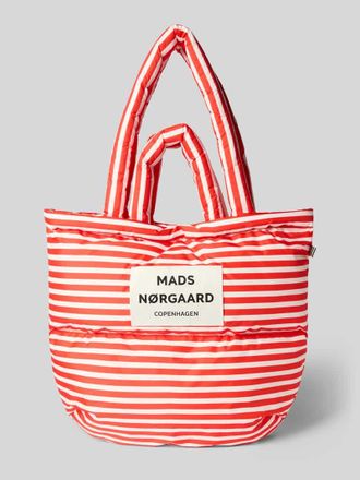 Mads Norgaard Handtasche mit Steppn&auml;hten und Label-Detail