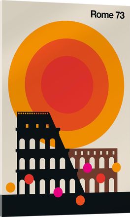 Posterlounge Rome 73 Acrylglasbild von Bo Lundberg 60 x 90 cm Wandbilder Wanddeko