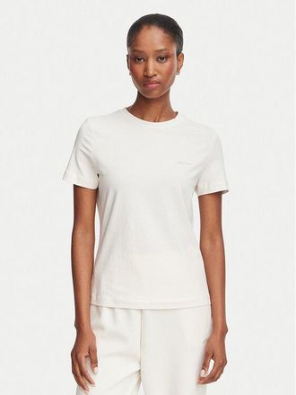 Guess T-Shirt V6RI07 J1314 Creme Regular Fit