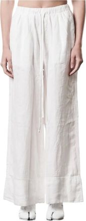 Thom Krom Femme, Pantalons, Blanc, Taille: 38 FR W P 18 Wide Pantalons