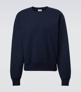 Saint Laurent Sweat-shirt Cassandre en coton