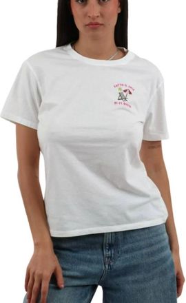 MC2 Saint Barth Femme, Tops, Blanc, Taille: 38 FR T-shirt Emilie in cotone