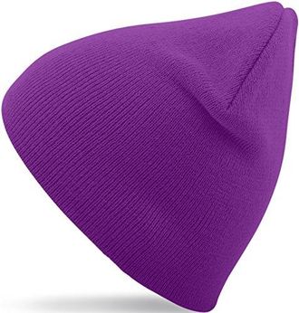 Balinco Bonnet dhiver/Beanie pour Femmes & Hommes en 27 Couleurs différentes (9) (Violet)