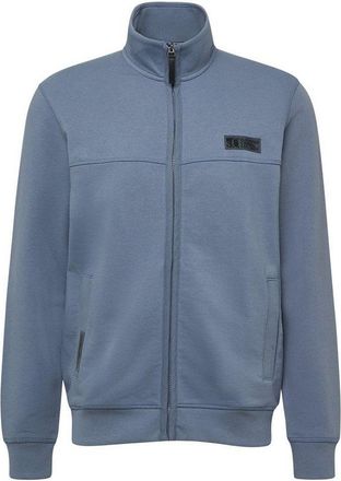 s.Oliver Sweatjacke Sweatshirt Jacke Sweatjacke aus Baumwollmix mit Stehkragen
