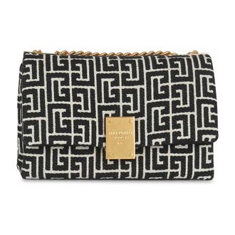 Balmain 1945 Soft Small Bag - - Bags - Damen - Schwarzk - ONE SIZE