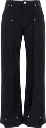 Jean Paul Gaultier Femme, Jeans, Bleu, Taille: W27 The Snap-Button Denim Jeans