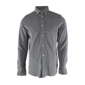 Tommy Hilfiger Homme, Chemises, Gris, Taille: XL Knitted SF Shirt