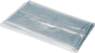 Soleil d'Ocre Tischdecke rechteckig transparent 140x300 cm Cristal, Rot