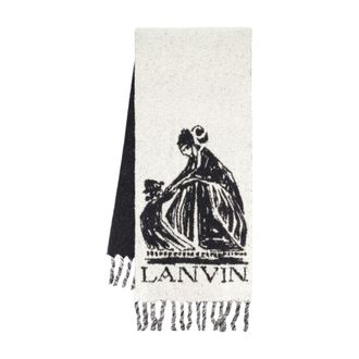 Lanvin M&egrave;re et lEnfant Scarf - White