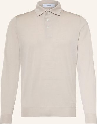 Lardini Lardini Strick-Poloshirt beige