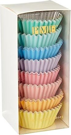 PME Pastell Standard Backförmchen, foliengefüttert, 100 Stück, Pastellfarben