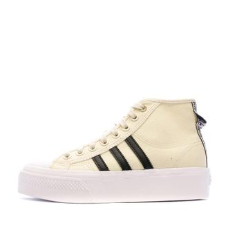 adidas Nizza Platform Mid Sneaker, Ecru, Unisex, gebrochenes weiß, 39 1/3 EU