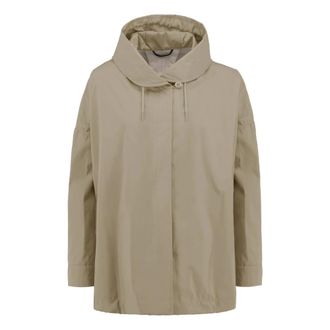 Bomboogie Femme, Manteaux, Beige, Taille: 40 FR Parka en tissu r&eacute;sistant &agrave; leau