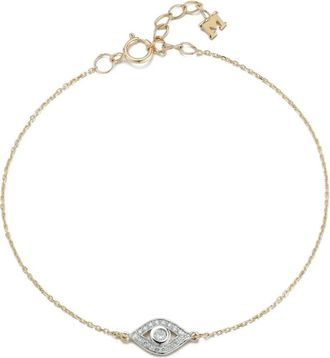 Mateo Bijoux 14kt Goldarmband mit Diamant