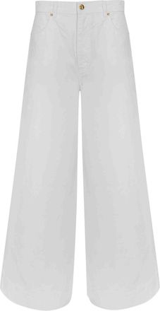 Alberta Ferretti Jean Droit - Blanc