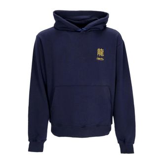 Dolly Noire Drachen Leichter Hoodie Navy - - Sweatshirts & Hoodies - Herren - Blau - XL