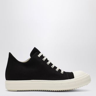 Rick Owens Schwarze Tower Extreme Low Sneaker aus Denim