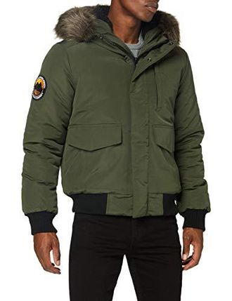 Superdry Homme Bomber Everest Kaki Militaire XXXL